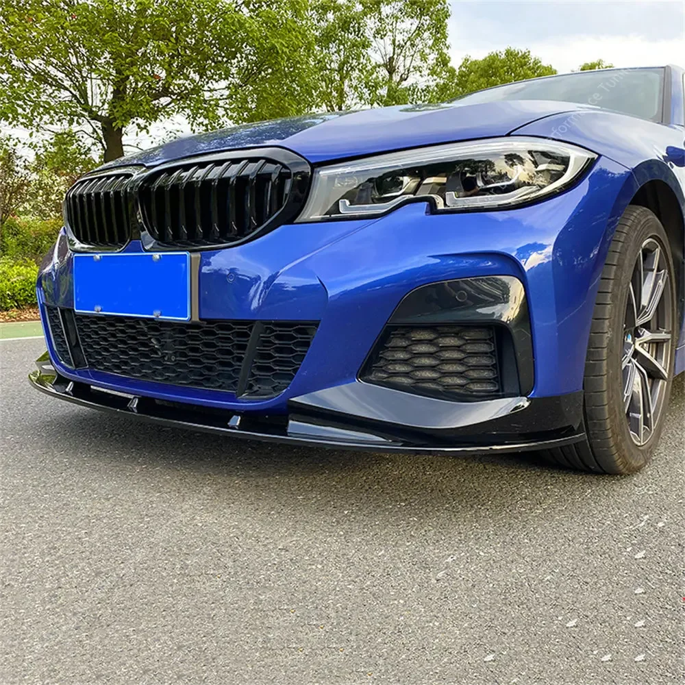 For Bmw G20 G21 Pre-Lci M3 Style Front Bumper Splitter Lip Spoiler ...