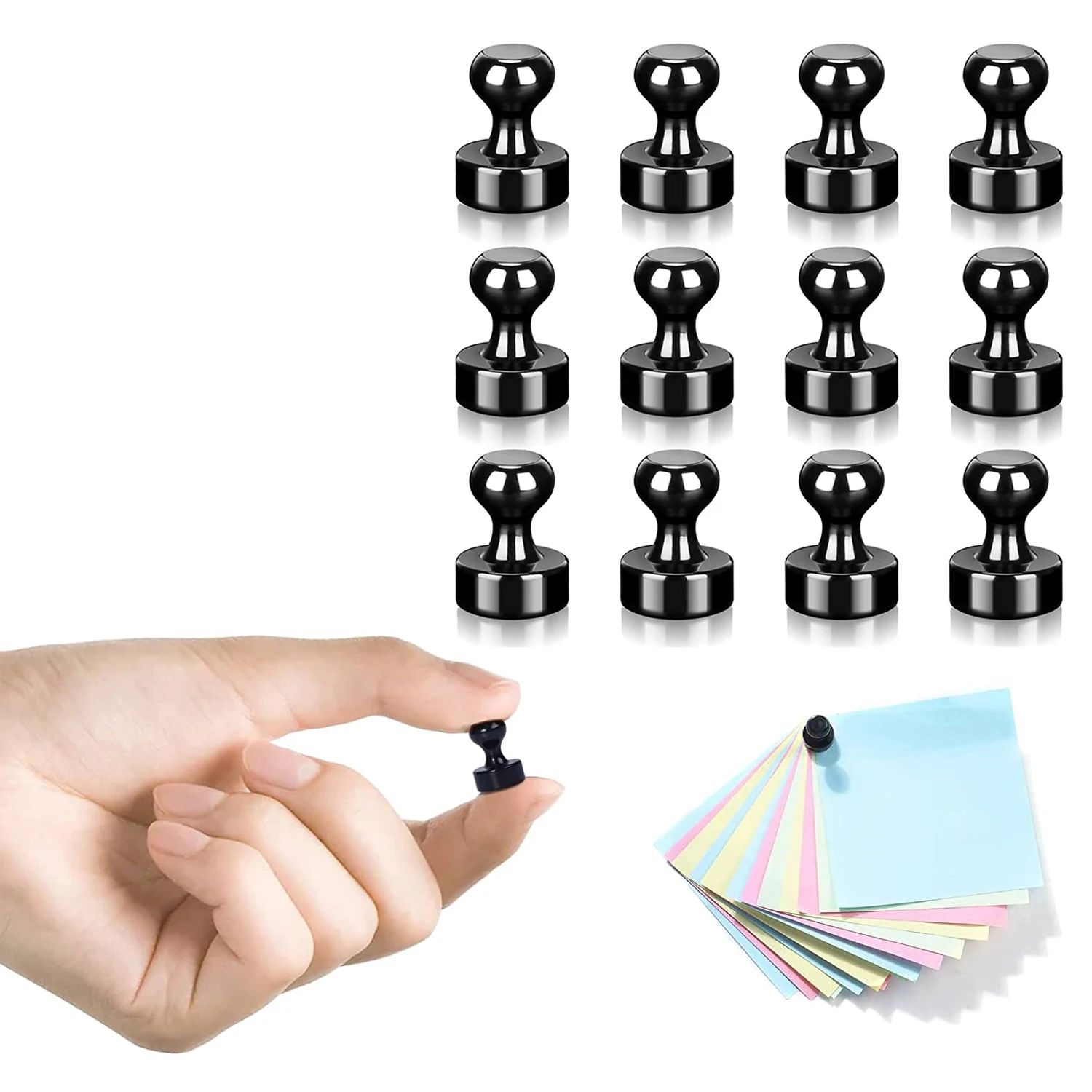 Refrigerator-Magnets-Magnetic-Push-Pins-Neodymium-Magnet-Thumb-Tacks ...
