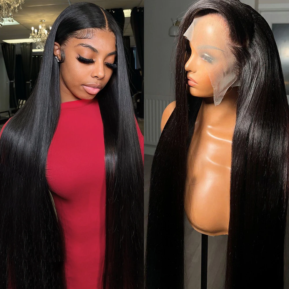 Bone-Straight-Lace-Front-Human-Hair-Wigs-36-Inch-Brazilian-360-Full ...