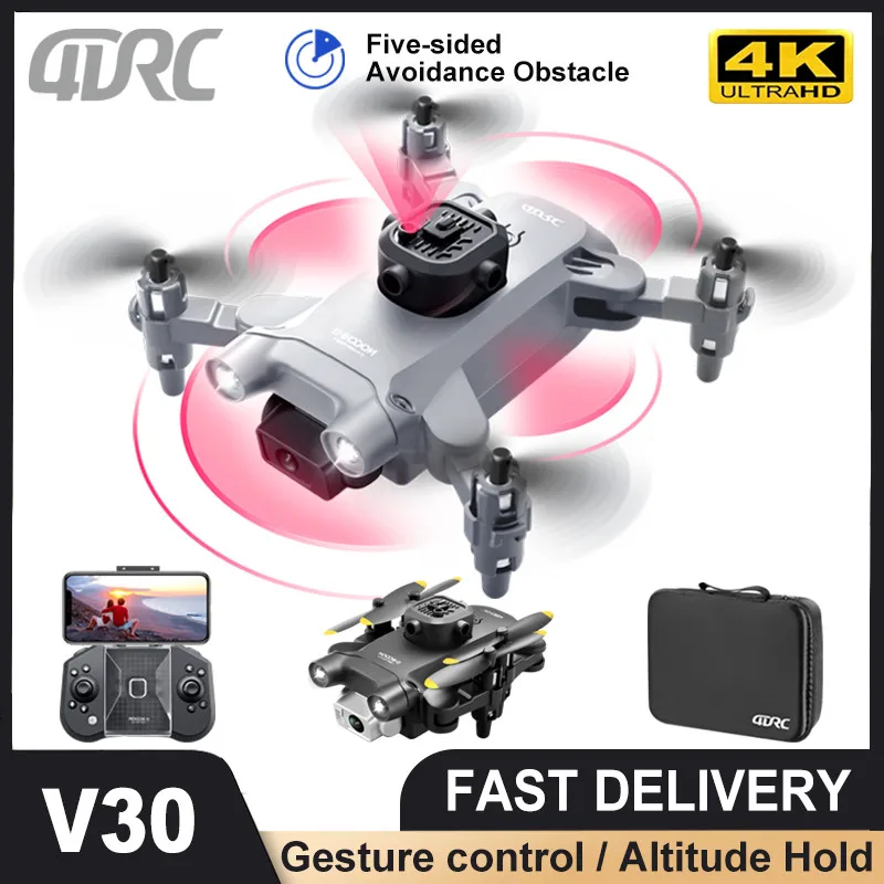 4DRC Neue V30 Mini Drohne mit Kamera HD 4K 1080P FPV RC Drohnen ...