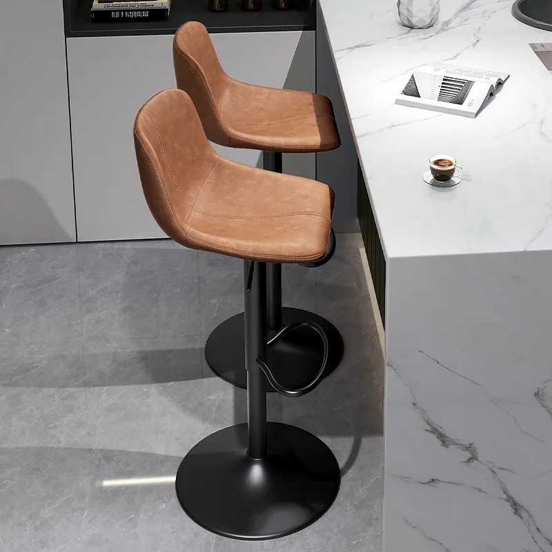 Bar chair lift rotating backrest Bar stool high island chair ...