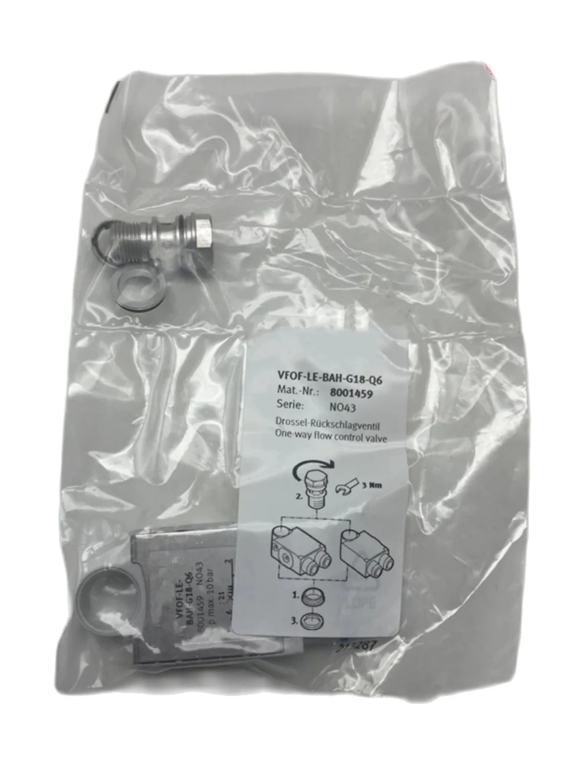 One-way-Throttle-Valve-VFOF-LE-BAH-G18-Q6-8001459-Pneumatic-Parts-FESTO ...