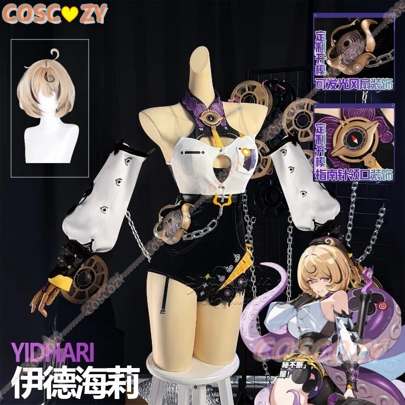 Game Zenless Zone Zero Yidhari Cosplay Costume Wig Octopus Yidhari Suit ...