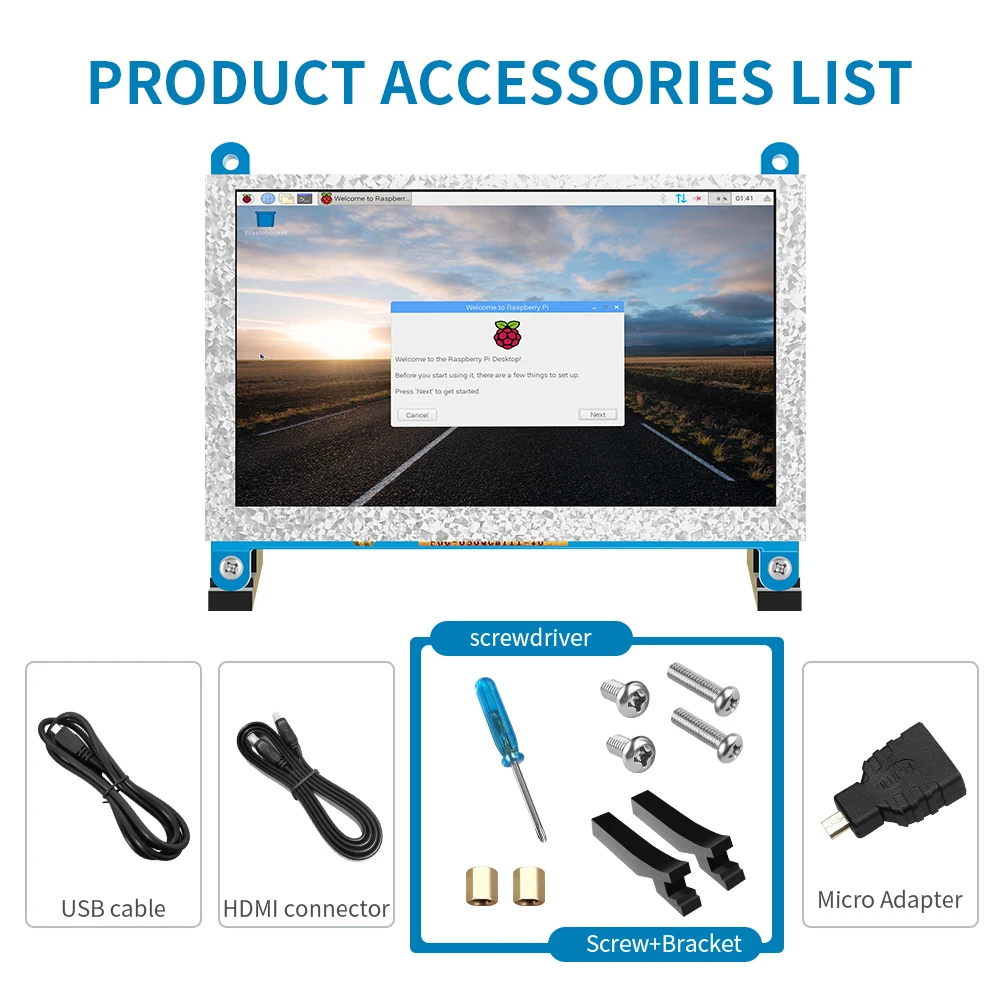 Pantalla LCD para Raspberry Pi, Mini Monitor HDMI de 5 pulgadas ...