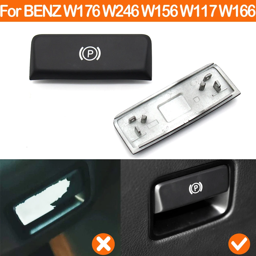 Car-Handbrake-Parking-Switch-Release-Lever-P-Button-Cover-For-Mercedes ...