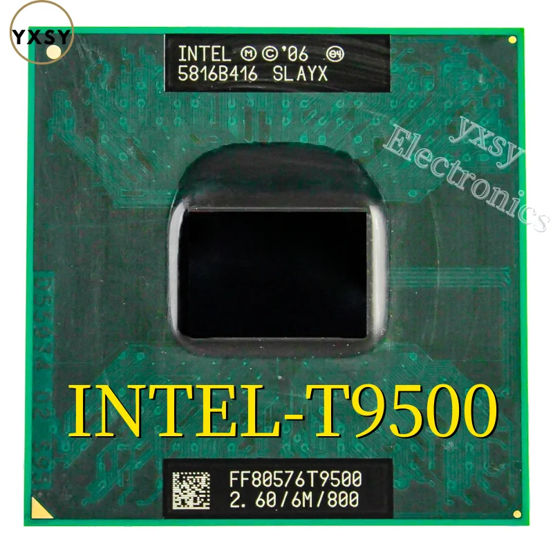 Intel Core 2 Duo T9500 Processor Notebook Laptop CPU T-9500 Dual-Core Dual-Thread SLAQH SLAYX ...