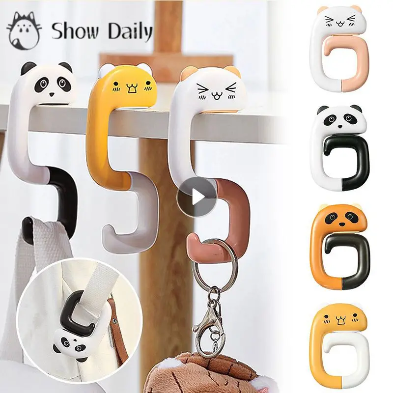 Cute-Portable-Bag-Hook-Animal-Plastic-Table-Hook-Purse-Handbag-Travel ...