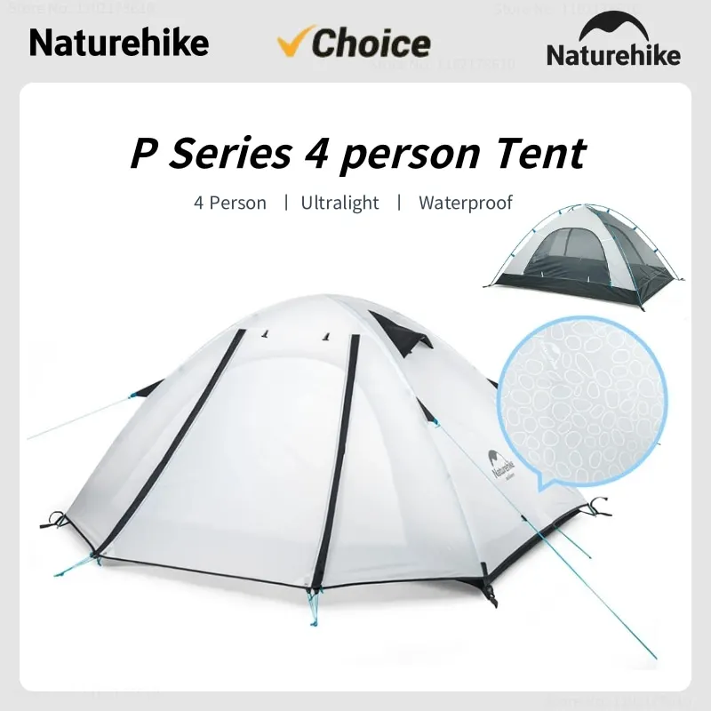 Naturehike-P-series-Family-Camping-Travel-Tent-4-Persons-Outdoor-Hiking ...