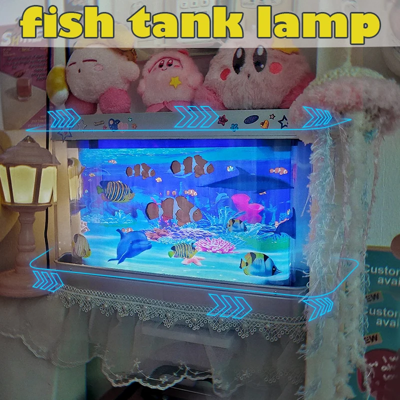 Virtual-Ocean-Dynamic-LED-Fish-Tank-Lamp-Artificial-Tropical-Fish-Tank ...