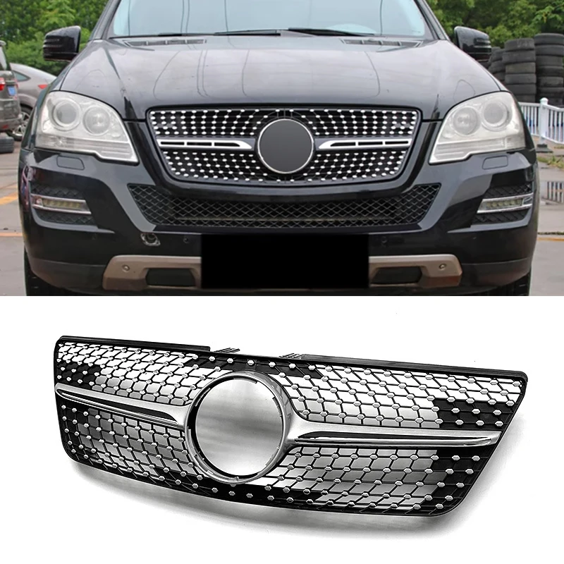 Front-Grille-Grill-For-Mercedes-Benz-ML-Class-W164-ML320-ML350-ML450 ...