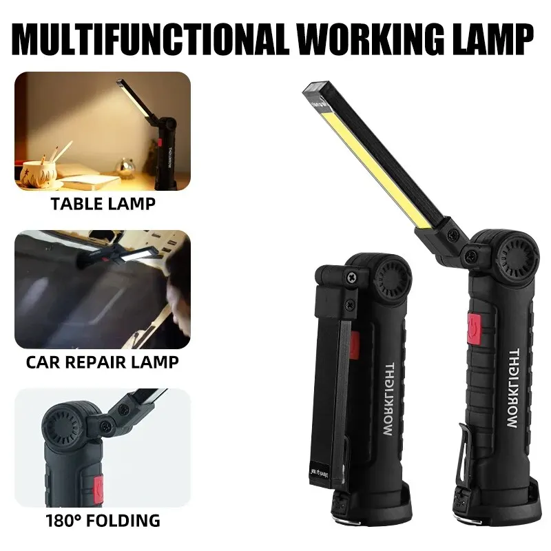 Rechargeable-Work-Lights-LED-Work-Light-Hanging-Hook-5-Modes-Magnetic ...