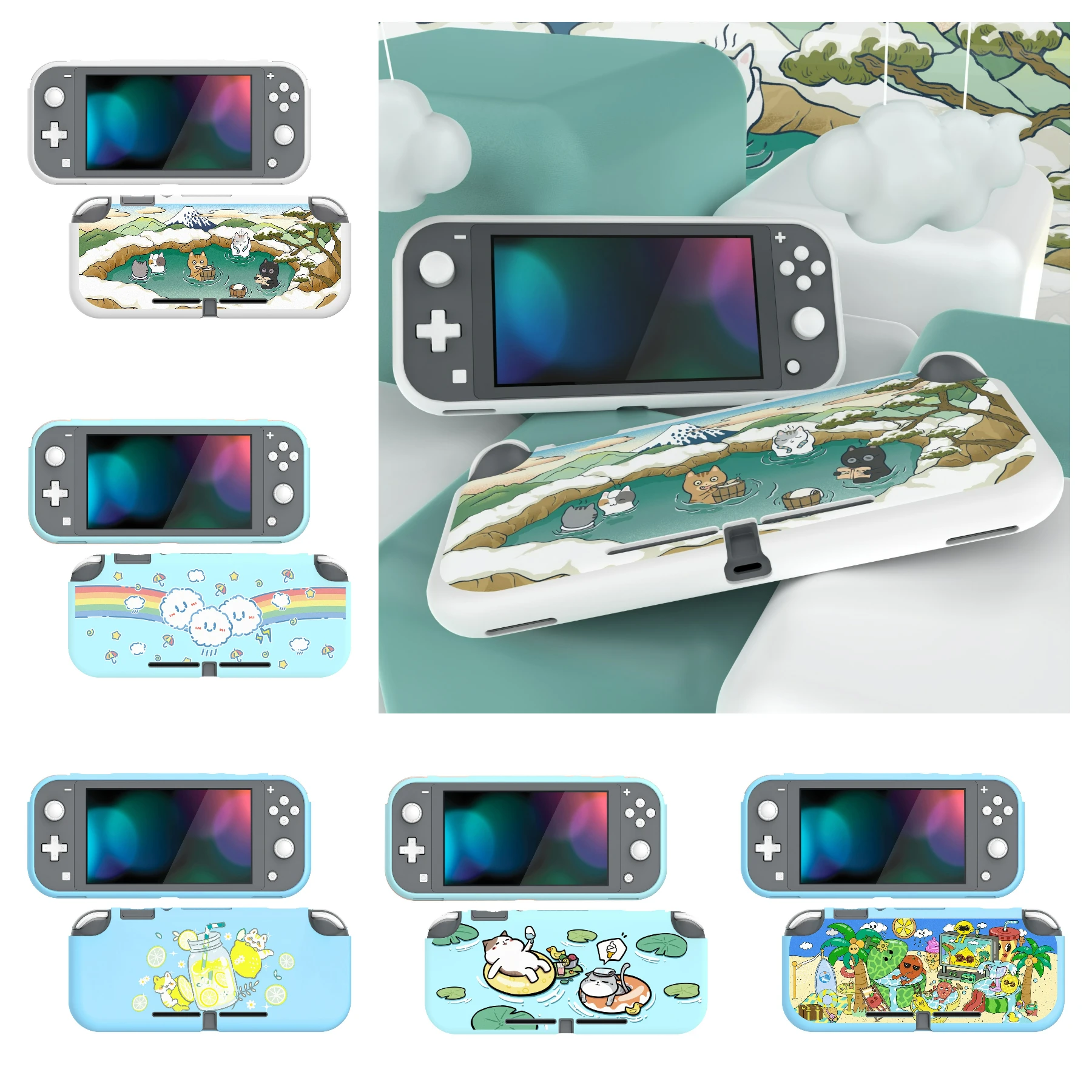 PlayVital-Soft-TPU-Case-Cover-for-Nintendo-Switch-Lite-Custom-Patterned ...