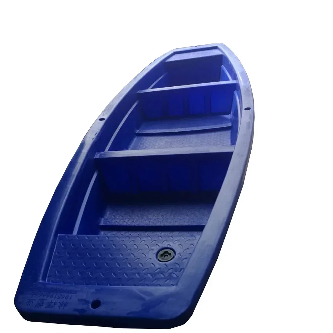 Plastic-boats-portable-double-layer-plastic-fishing-boats-beef-tendon ...