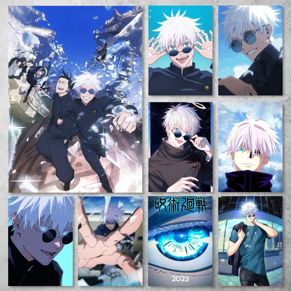 Bilbi-Jujutsu-Kaisen-Gojo-Satoru-p-ster-de-Anime-impresiones-de-galer-a ...