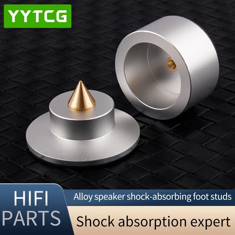 4PCS-Speaker-Stand-Feet-Foot-Pad-Aluminium-Alloy-Metal-Spikes-High ...