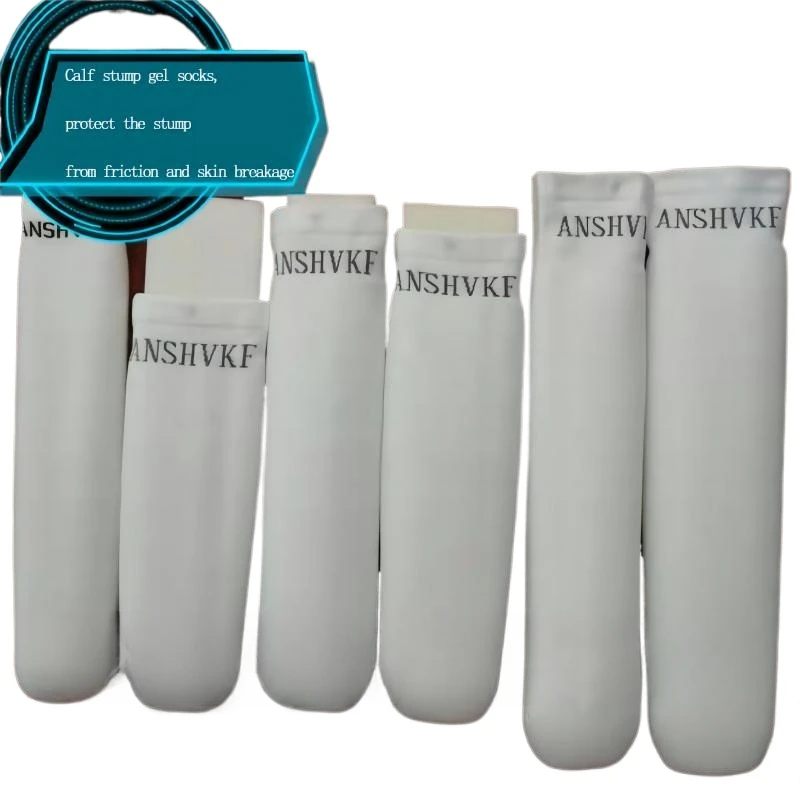 Prosthetic-Gel-Socks-Calf-Sleeve-Leg-Below-Knee-Soft-Comfortable-Cover ...