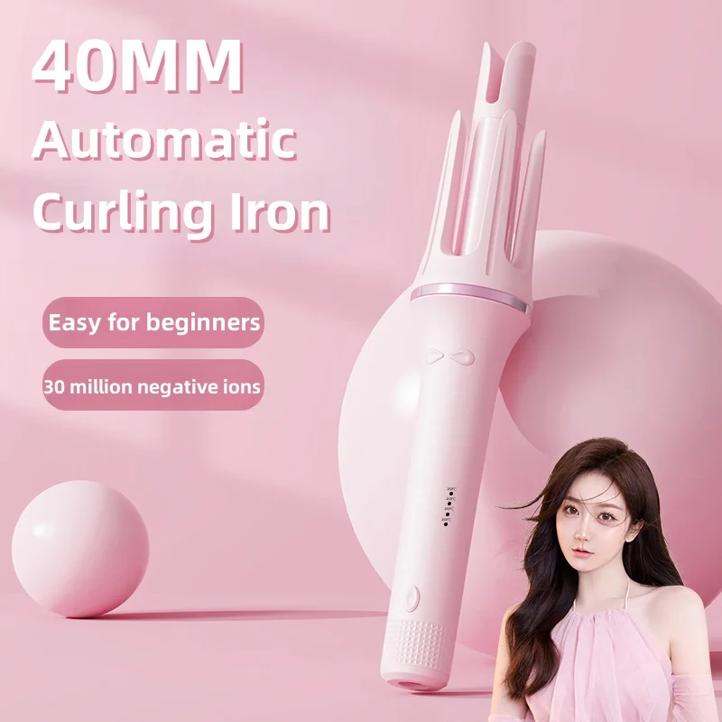 Automatic-Hair-Curling-Iron-Hair-Curler-28mm-With-4-Temperature-Modes ...