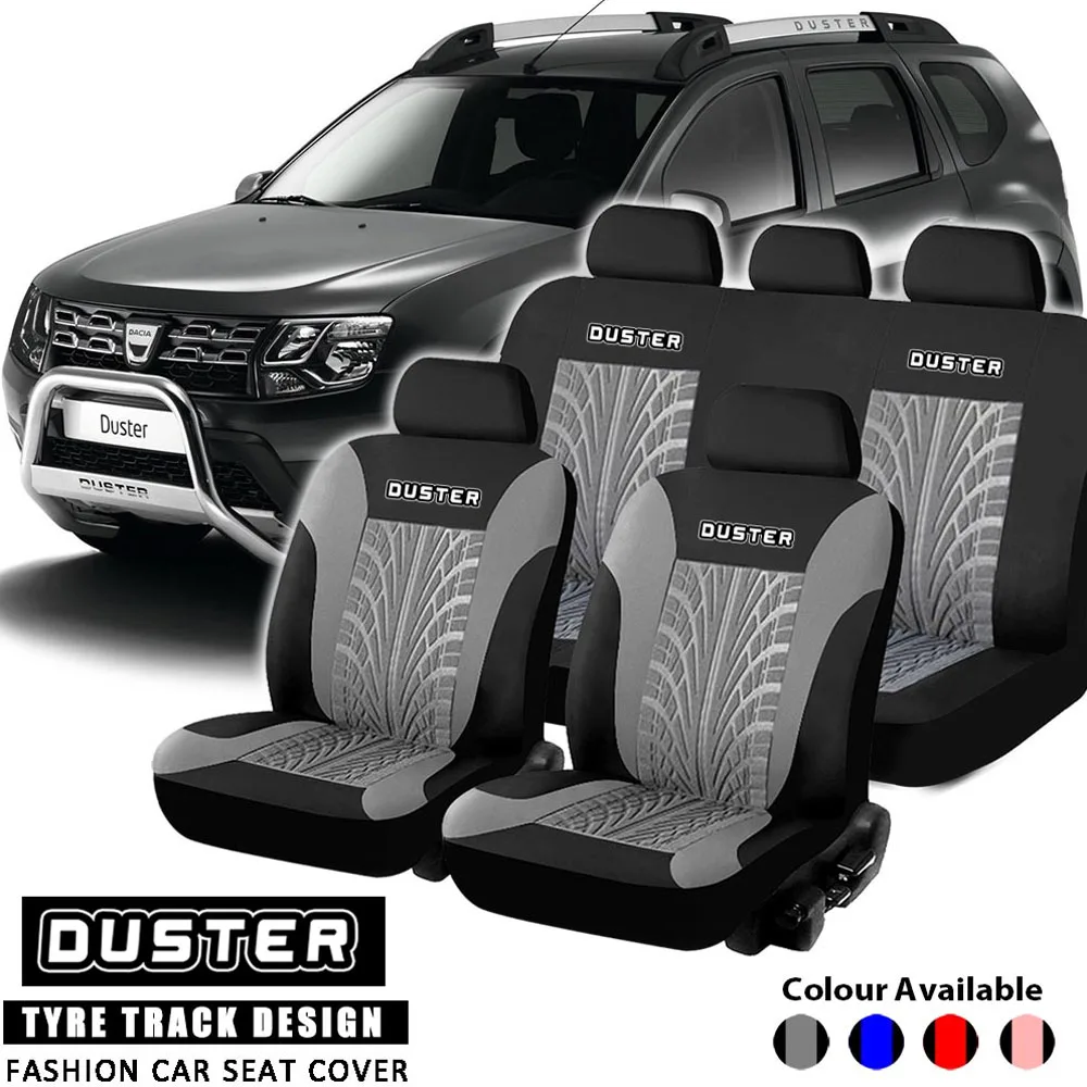 Universal-Duster-Impress-o-Logo-Car-Seat-Cover-Conjunto-Completo-Padr-o ...