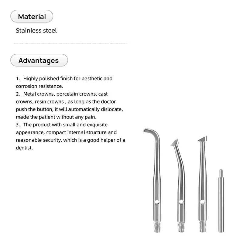 VVDental Dental Automatic Crown Remover Kit Adjustable 4 Shifts Crown ...