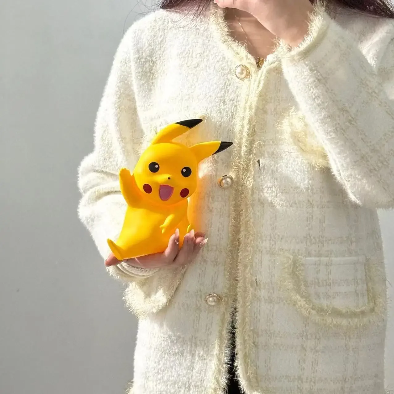 Figura de anime Pokémon de 16 cm, Cubone, Pikachu, Squirtle, chasis ...