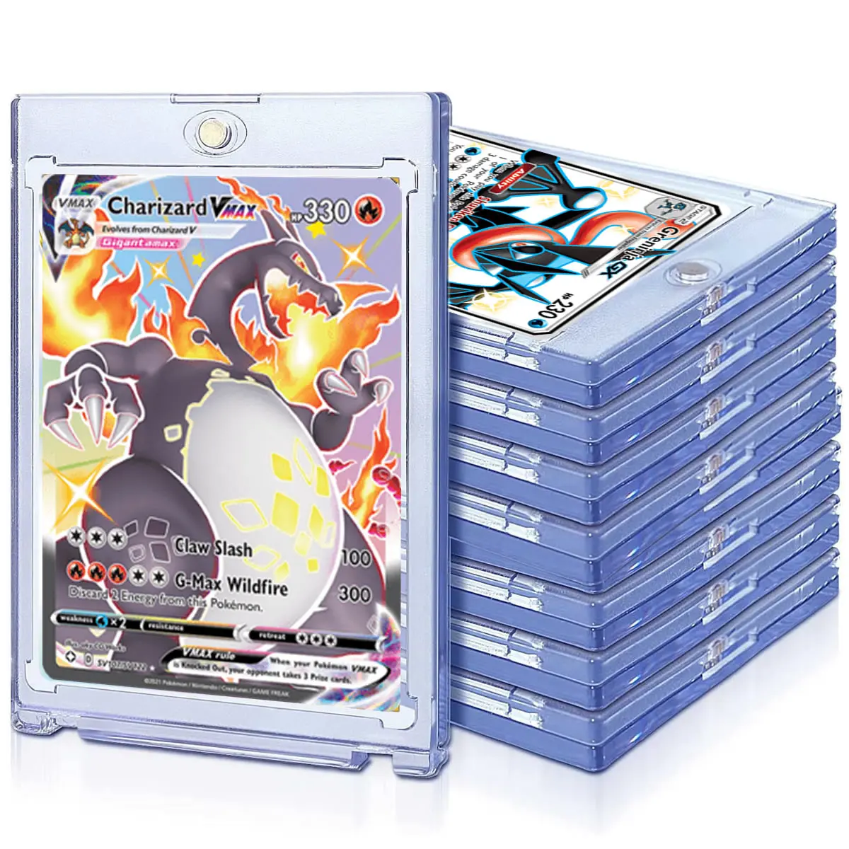 Protège-cartes Magnétiques Pour Pokémon, Étui De Protection Transparent ...
