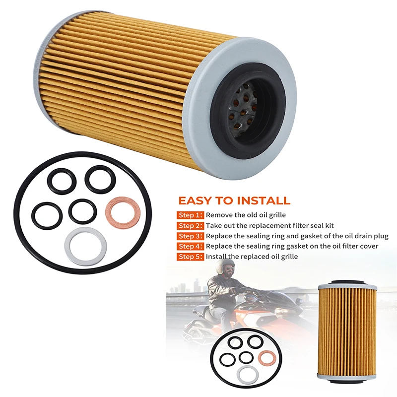 Oil-Filter-with-Seal-Kit-for-Can-Am-Spyder-SM6-SE6-1330-RT-F3-Models ...