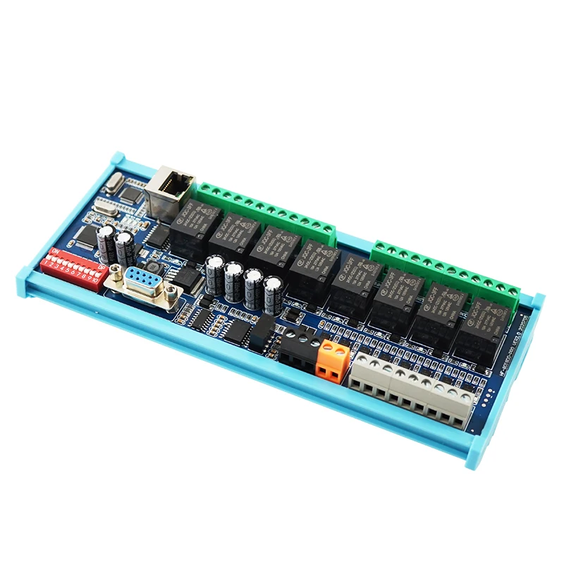 AoShangMing-8-Channel-RS485-module-RS232-LAN-Input-Output-Relay-Module ...