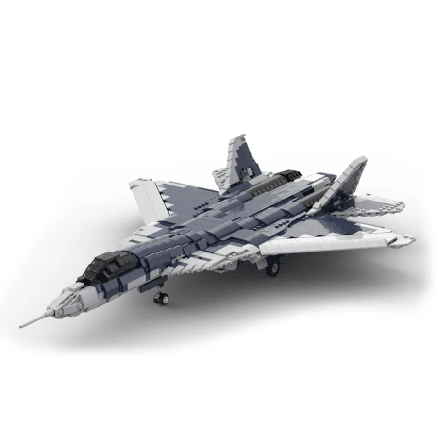 Russian-5th-stealth-fighter-Su-57-Building-Blocks-Aircraft-GIfs-Toys ...