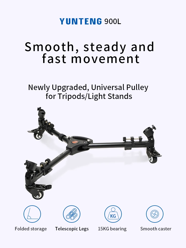Yunteng-900L-tripod-pulley-photography-lights-camera-tripod-floor ...