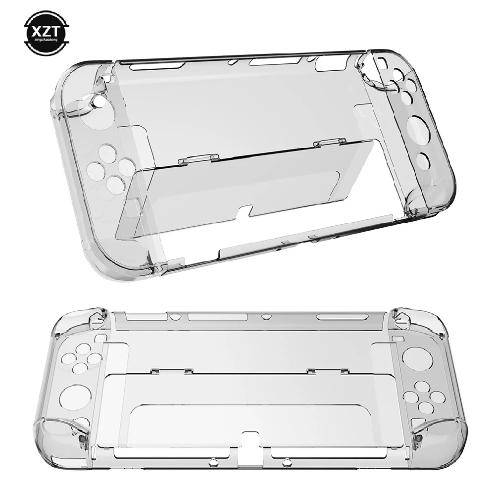 New Crystal Clear Console Shell Cover Silicone Nintendo Switch OLED ...