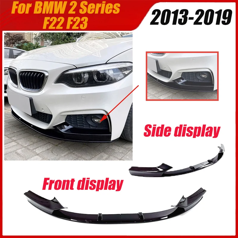 Front Bumper Lower Spoiler Lip for BMW 2 Series F22 F23 2013-2019 MP ...