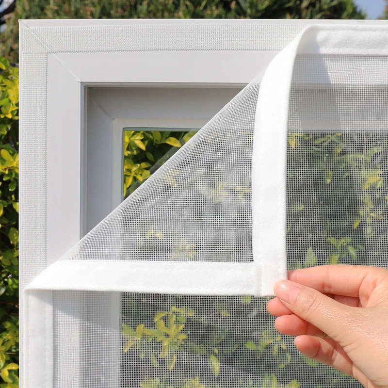 1 White Black Window Screen, Reusable Mesh for Mosquito and Insect ...