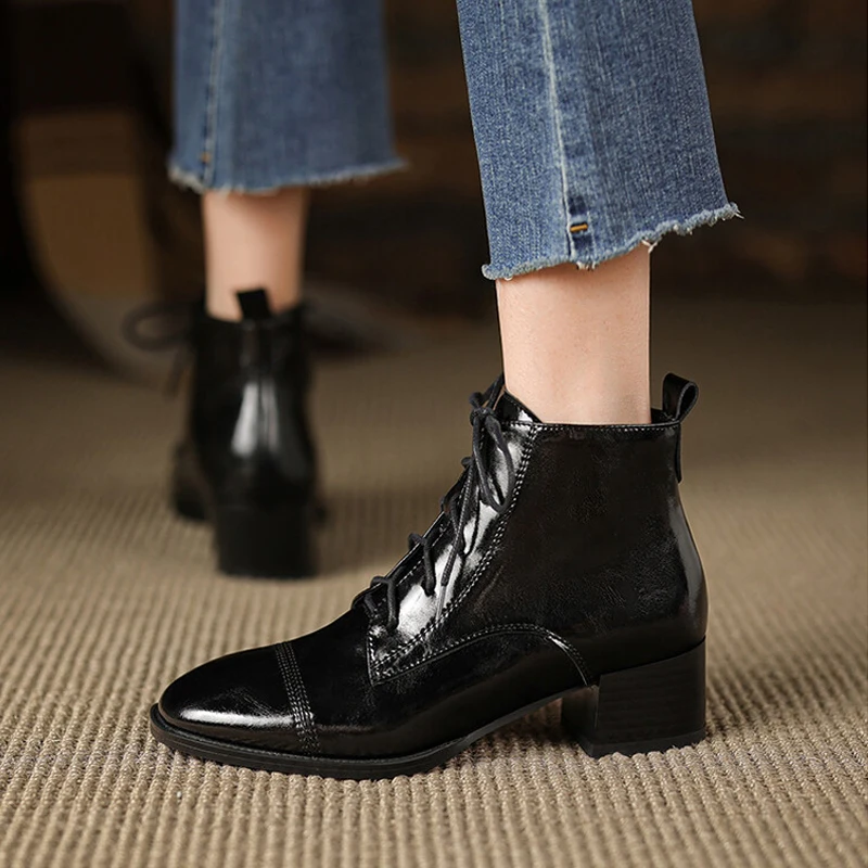 Botas-Martin-Retro-europeas-y-americanas-para-mujer-botas-cortas-con ...