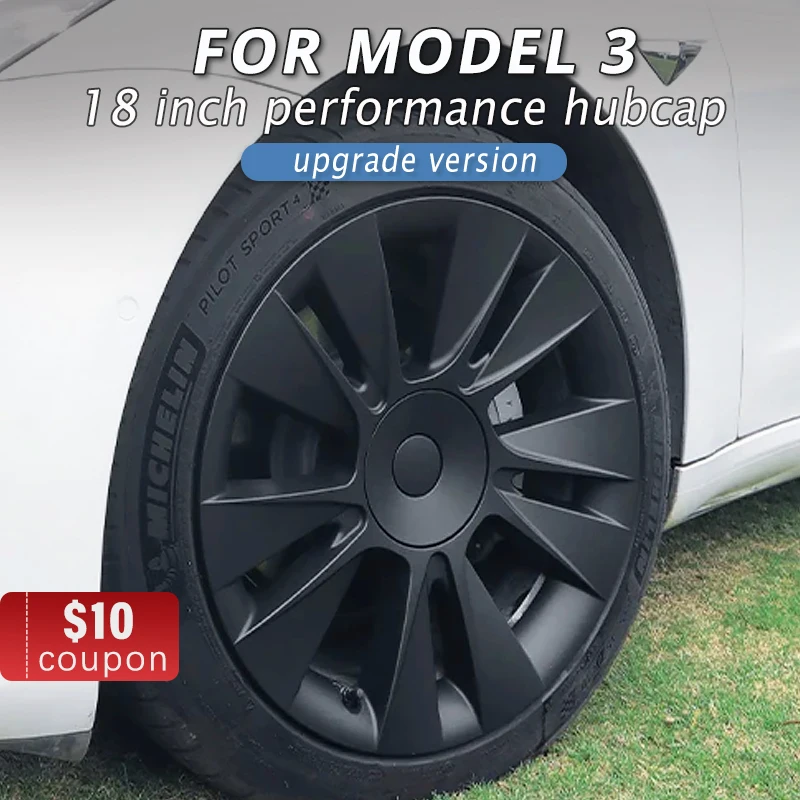4PCS-Hub-Cap-for-Tesla-Model-3-18-Inch-Performance-Replacement-Wheel ...