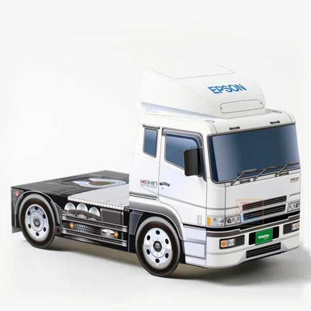 Papercraft Truck Trailer