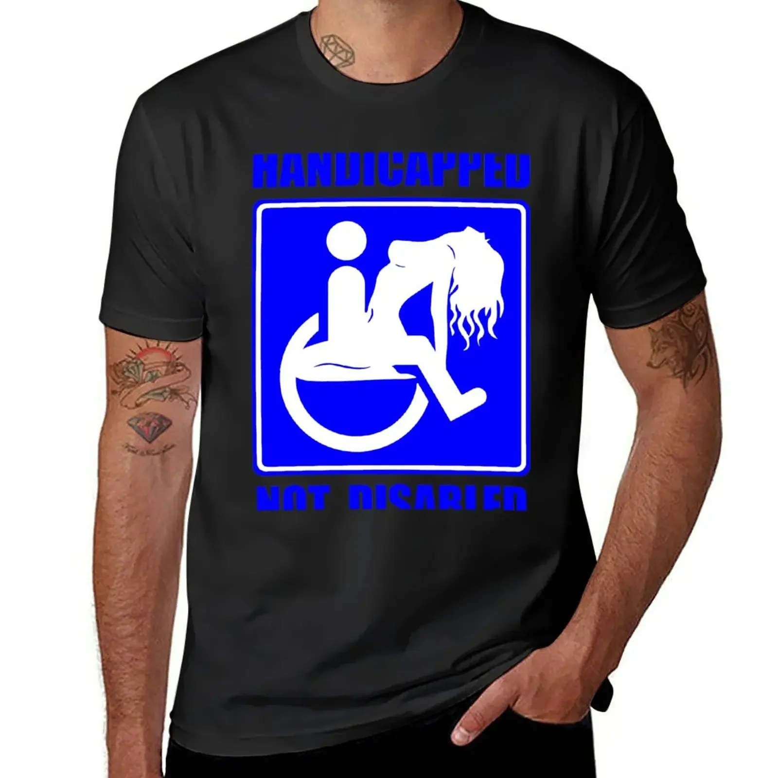 Handicapped-not-Disabled-T-Shirt-korean-fashion-plus-sizes-shirts ...