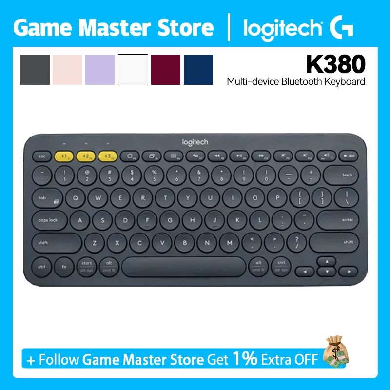 Logitech-K380-Multi-dispositivo-Bluetooth-Teclado-fino-port-til-sem-fio ...