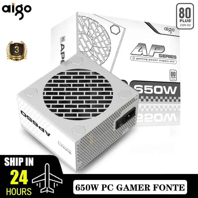 Aigo-AP-Branco-Fonte-de-Alimenta-o-para-PC-550W-650W-750W-Jogos-DIY ...
