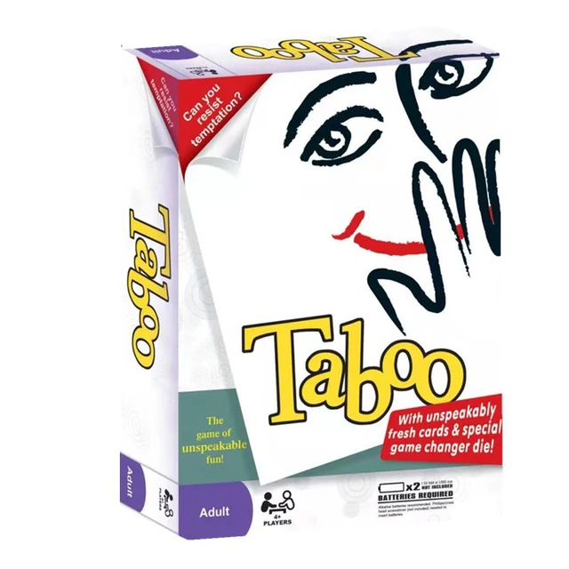 Taboo Board Game Cards