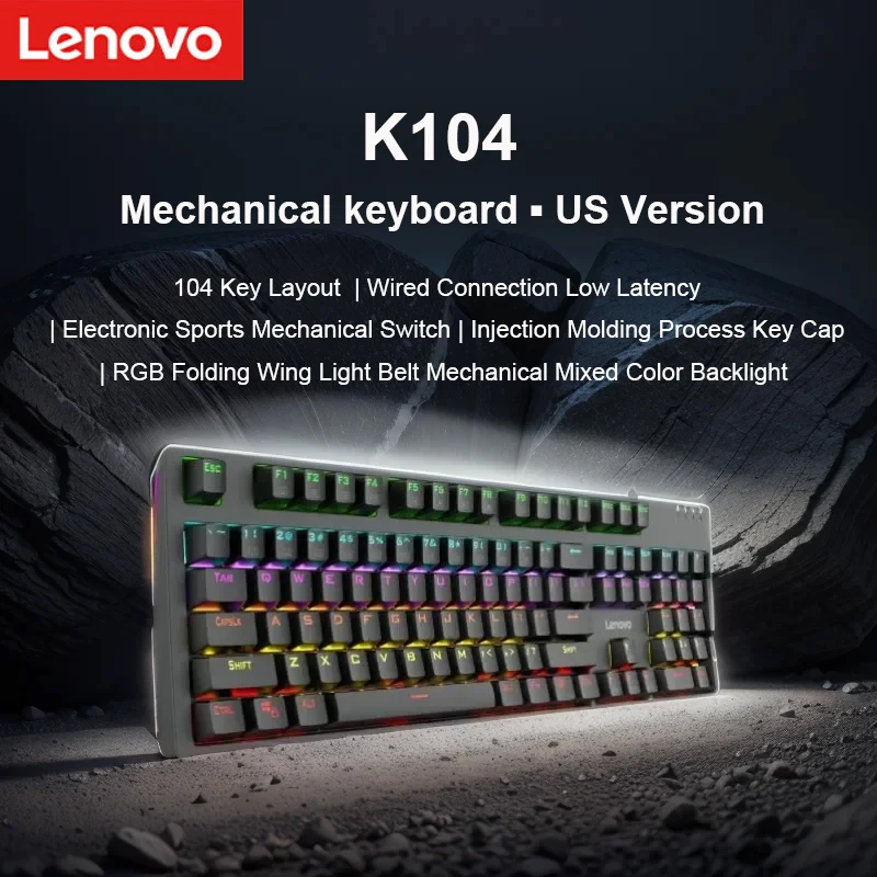 Lenovo-Teclado-mec-nico-K104-104-teclas-RGB-efecto-de-retroiluminaci-n-Juegos-de-oficina ...