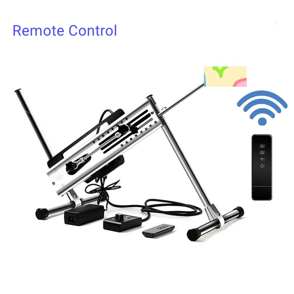 Powerful-Adjustable-Stroke-RF-Remote-Control-Stainless-Steel-DIY ...