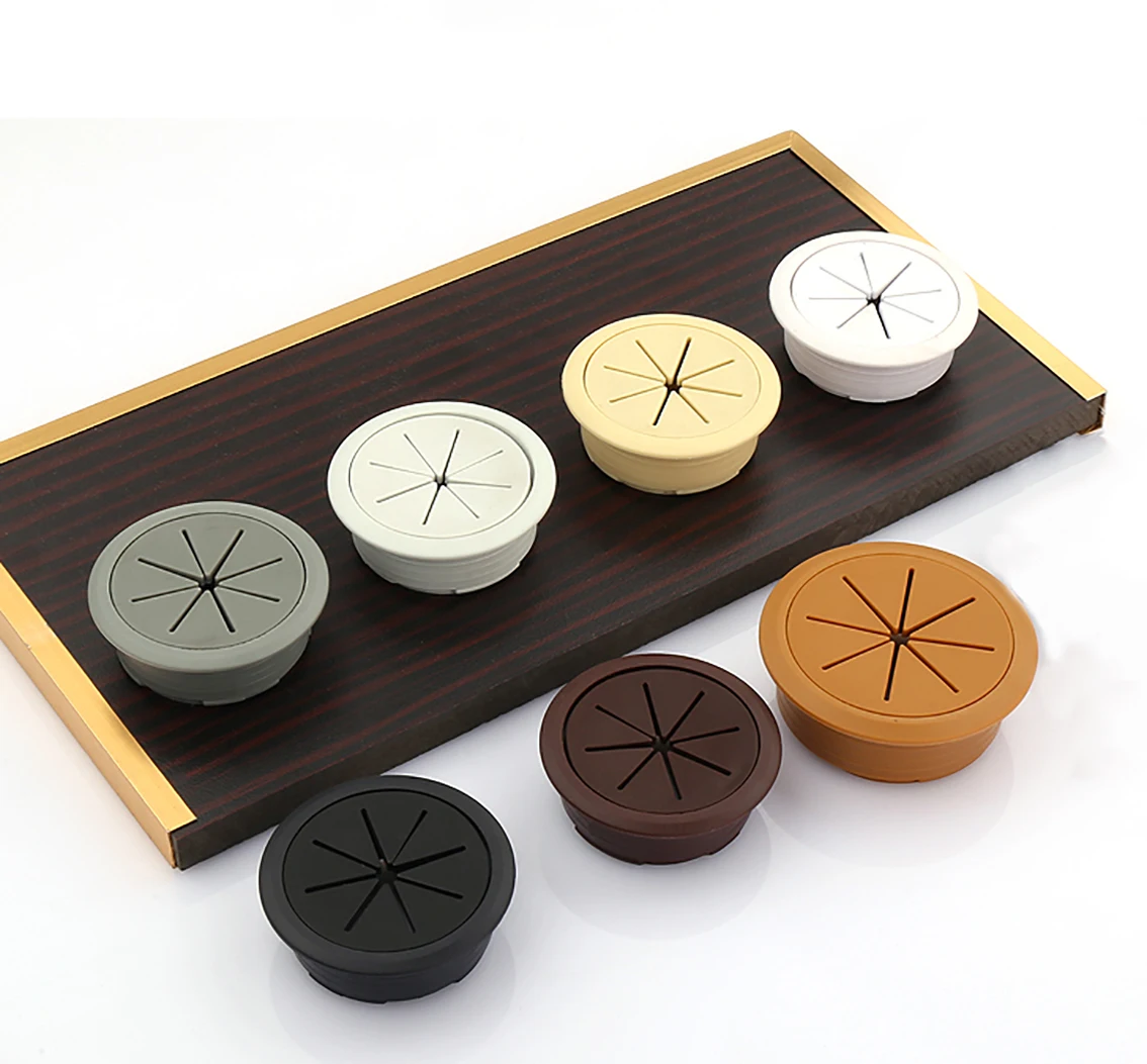 1Pcs-60mm-80mm-Desk-Table-ABS-Plastic-Cable-Hole-Cover-PC-Computer-Desk ...