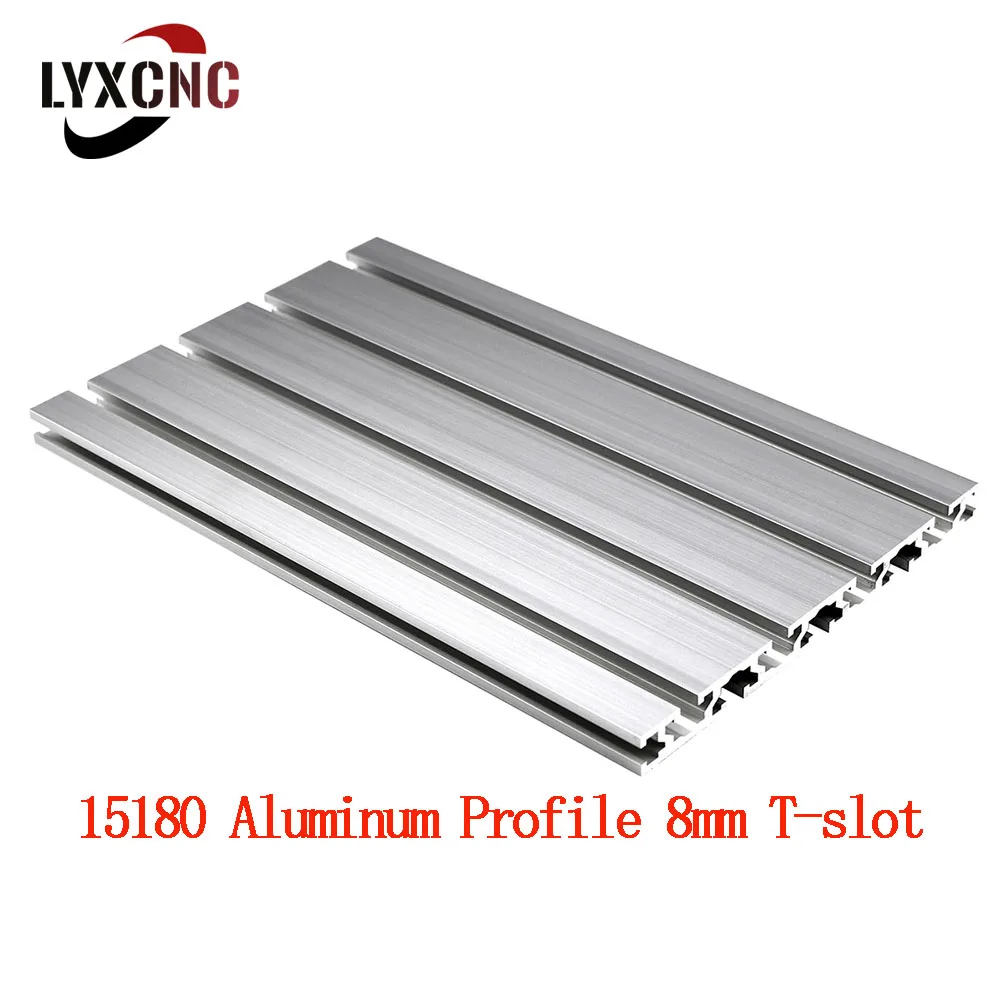 1pc 15180 Aluminum Profile Extrusion 8mm T-slot CNC 3D Printer Parts ...
