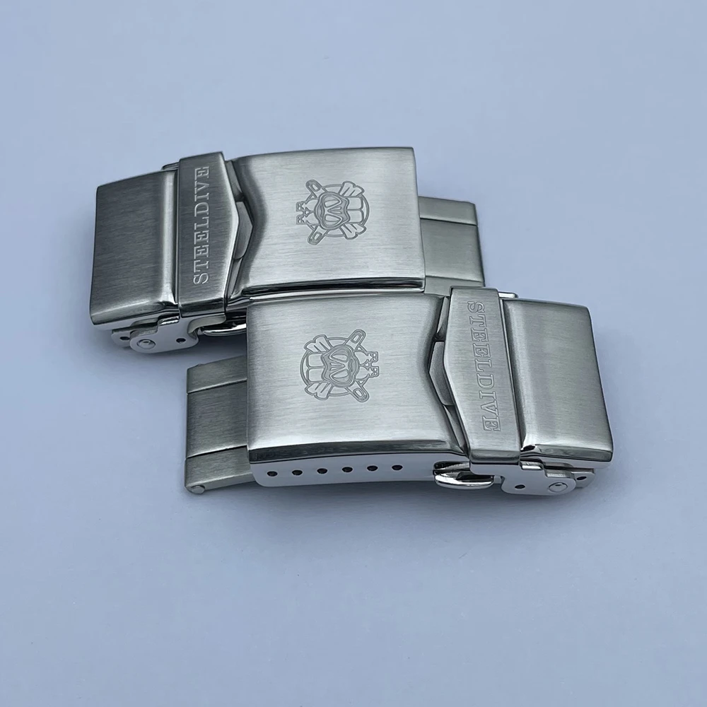 Stainless Steel Milled Buckle | Stainless Steel Watch Buckle - 18mmm ...