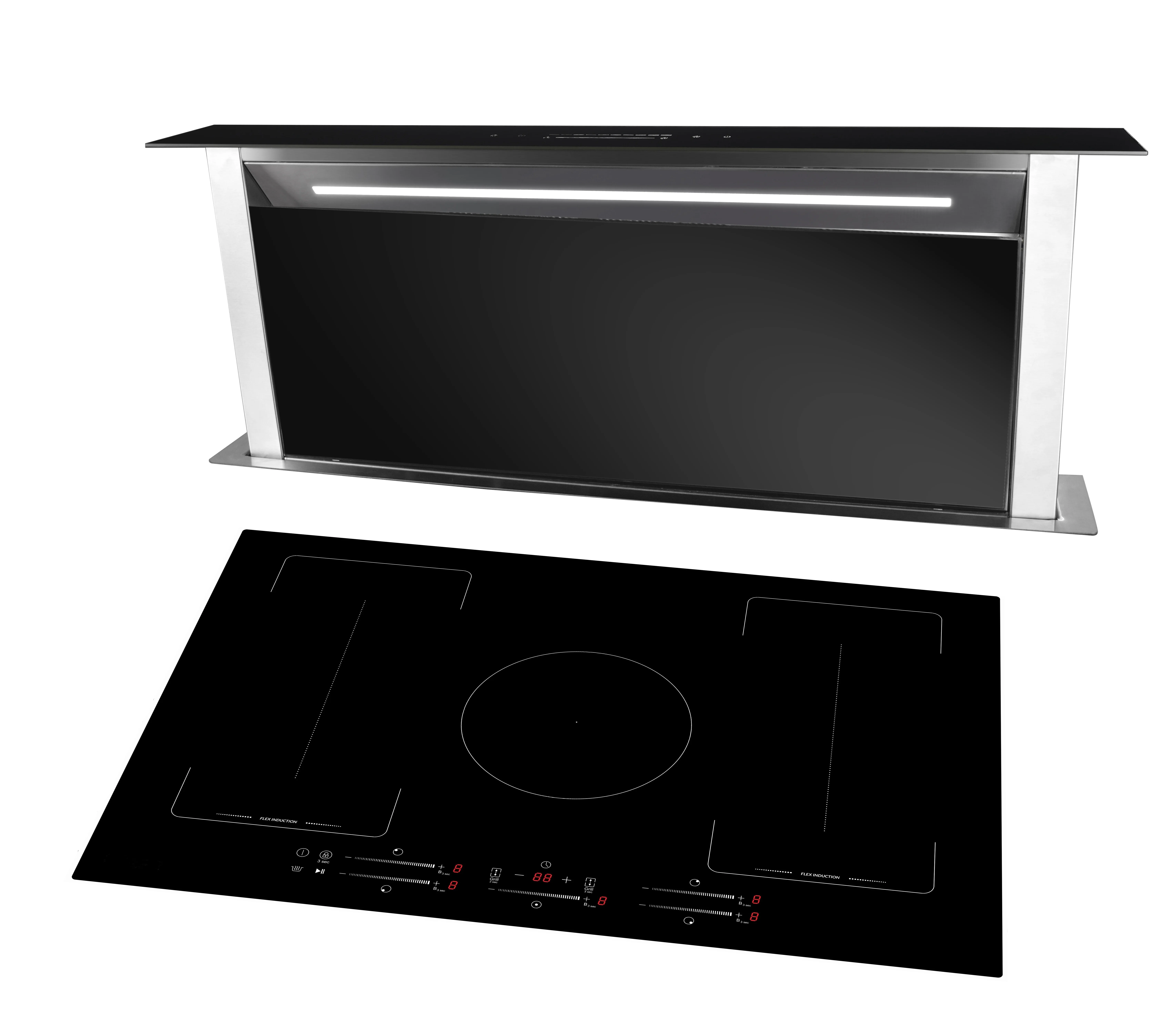 Stylish-Kitchen-Downdraft-Range-Hood-With-Induction-Hob-Combination.jpg