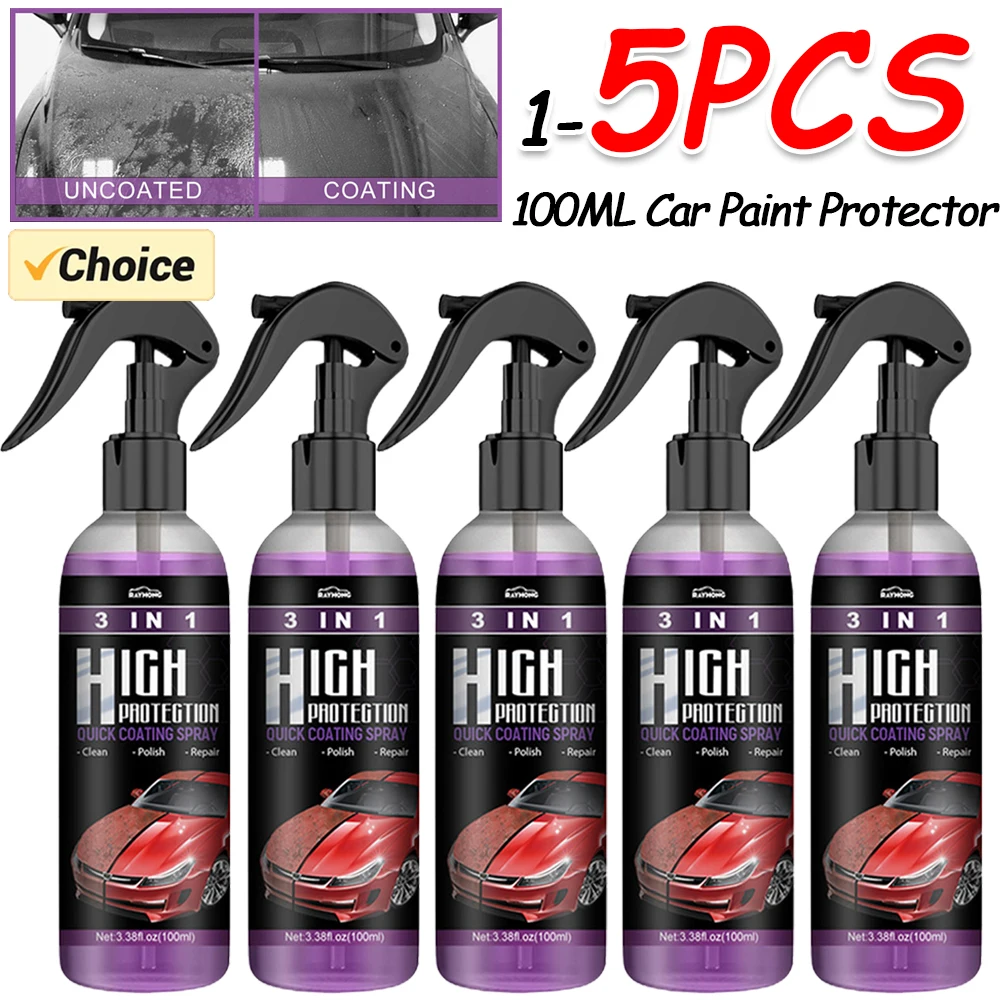 1-5Pcs-3-In-1-Car-Ceramic-Coating-Spray-100ML-Auto-Nano-Ceramic-Coating ...