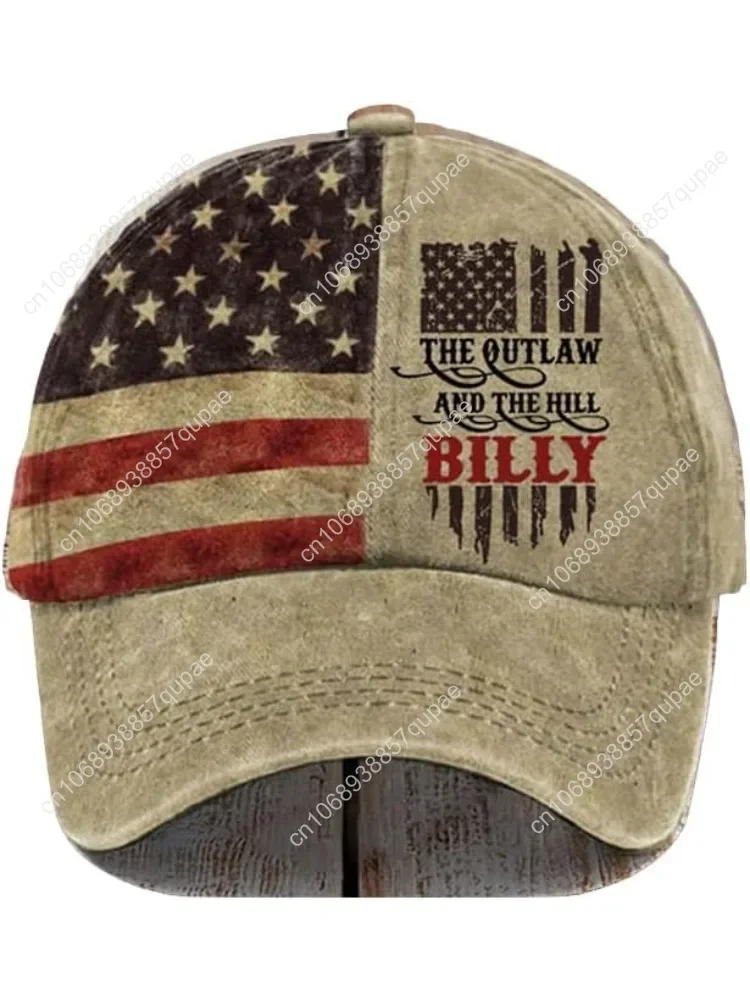 Outlaw Hillbilly 2024 Flag Hat 2024 Vote Baseball Cap Patriotic ...