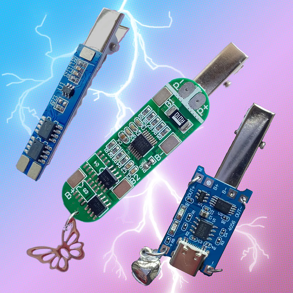Electronic Harajuku Hair Clip para Mulheres e Meninas, Y2K Cyberpunk ...