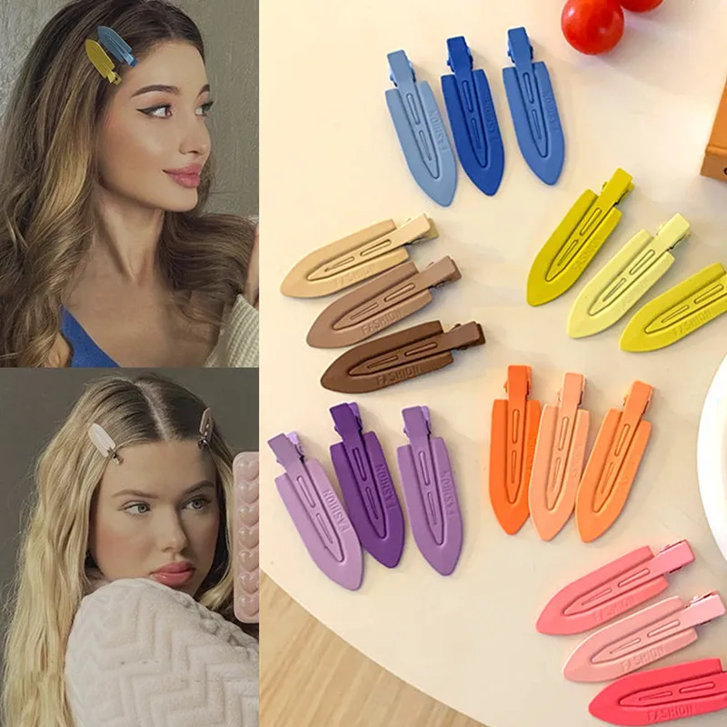 Pinza de pelo sin costuras para mujer, horquilla de Color caramelo ...