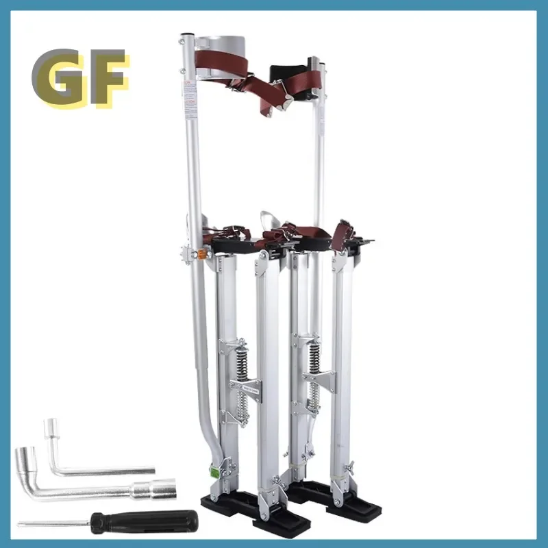 New-24-40-Adjustable-Professional-Aluminum-Plastering-Stilt-Ladder ...